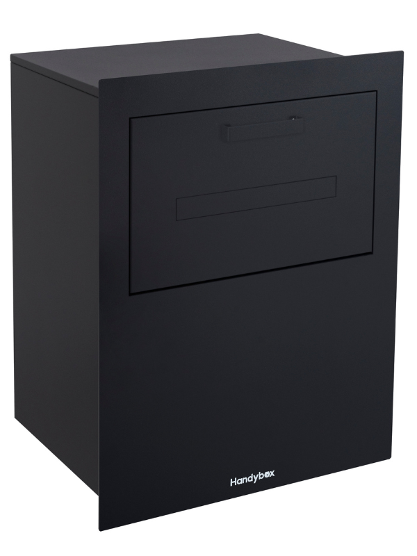 Tassie Devil MAX - BLACK Fence Mounted Parcel & Letter Box